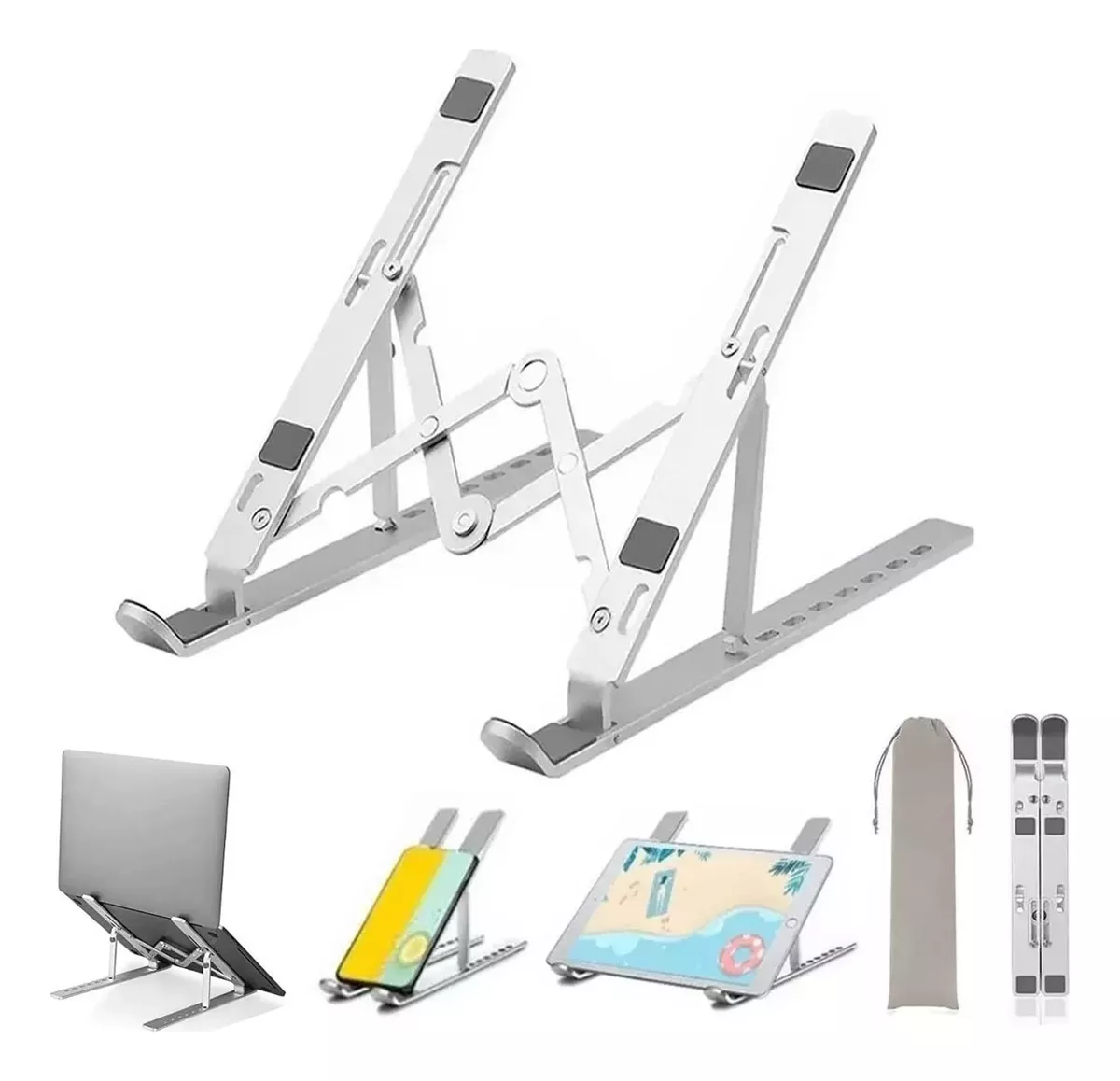 Base De Soporte Portátil Plegable De Aluminio Para Tableta P | Walmart ...