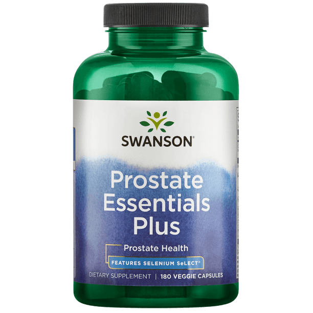Swanson Prostate Essentials Plus - Features Selenium Select 180 Veggie ...