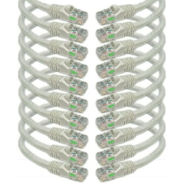 100' FT Feet Ethernet Network Patch Cat6 Cable for Xbox \ PC \ Modem ...