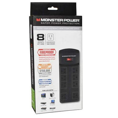 Monster Power ME 800 BX 8-Outlet Surge Protector | Walmart Canada