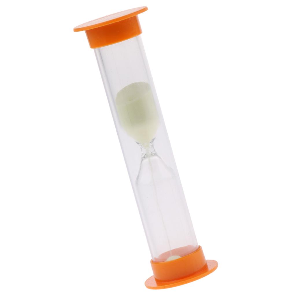 1 Minute Orange Hourglass glass Clock ( The Dark) for Kids Brushing ...
