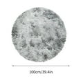 XMMSWDLA Plush Area Rugs Living Room Rug Round Modern Rugs for Bedroom ...