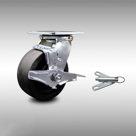 Stainless Steel Glass Filled Nylon Swivel Top Plate Caster w/5" x 2 ...