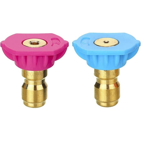 Quick-Connect Nozzle Kit for Pressure Washers 4000PSI 1/4 Inch 2-Pack ...