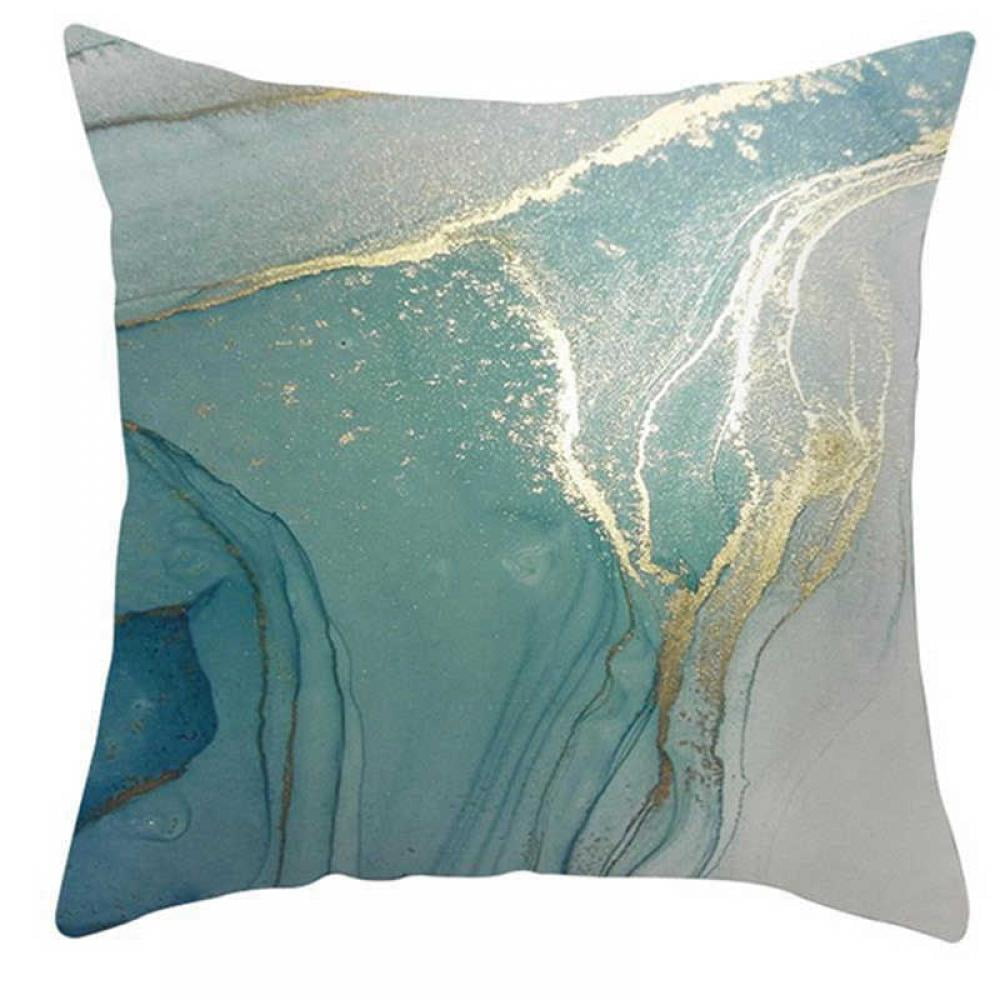 Throw Pillow Covers Modern Style Digital Printing Marble Texture ...