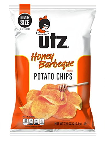 Utz Quality Foods Flavored Potato Chips 7.5 Ounce Hungry Size Bag ...