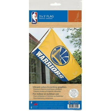 Golden State Warriors Official NBA 3' x 5' Flag 3x5 Deluxe Banner by ...