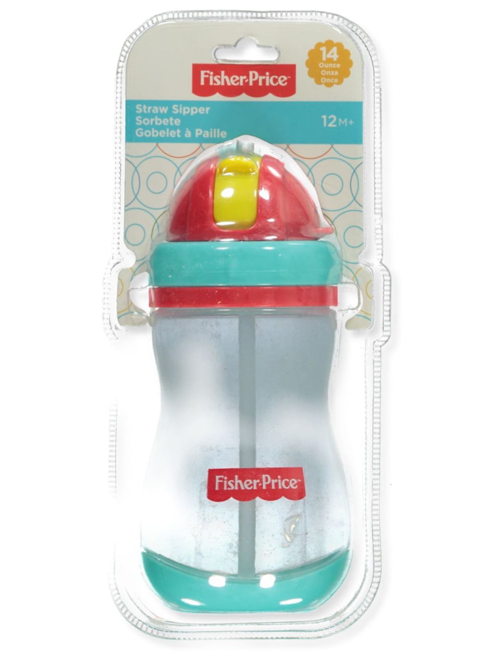 Fisher-Price Baby 14 Oz. Straw Sipper Cup - red/multi, one size ...