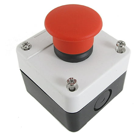 Normal Close Momentary Red Mushroom Cap Push Button Switch AC 240V 3A ...