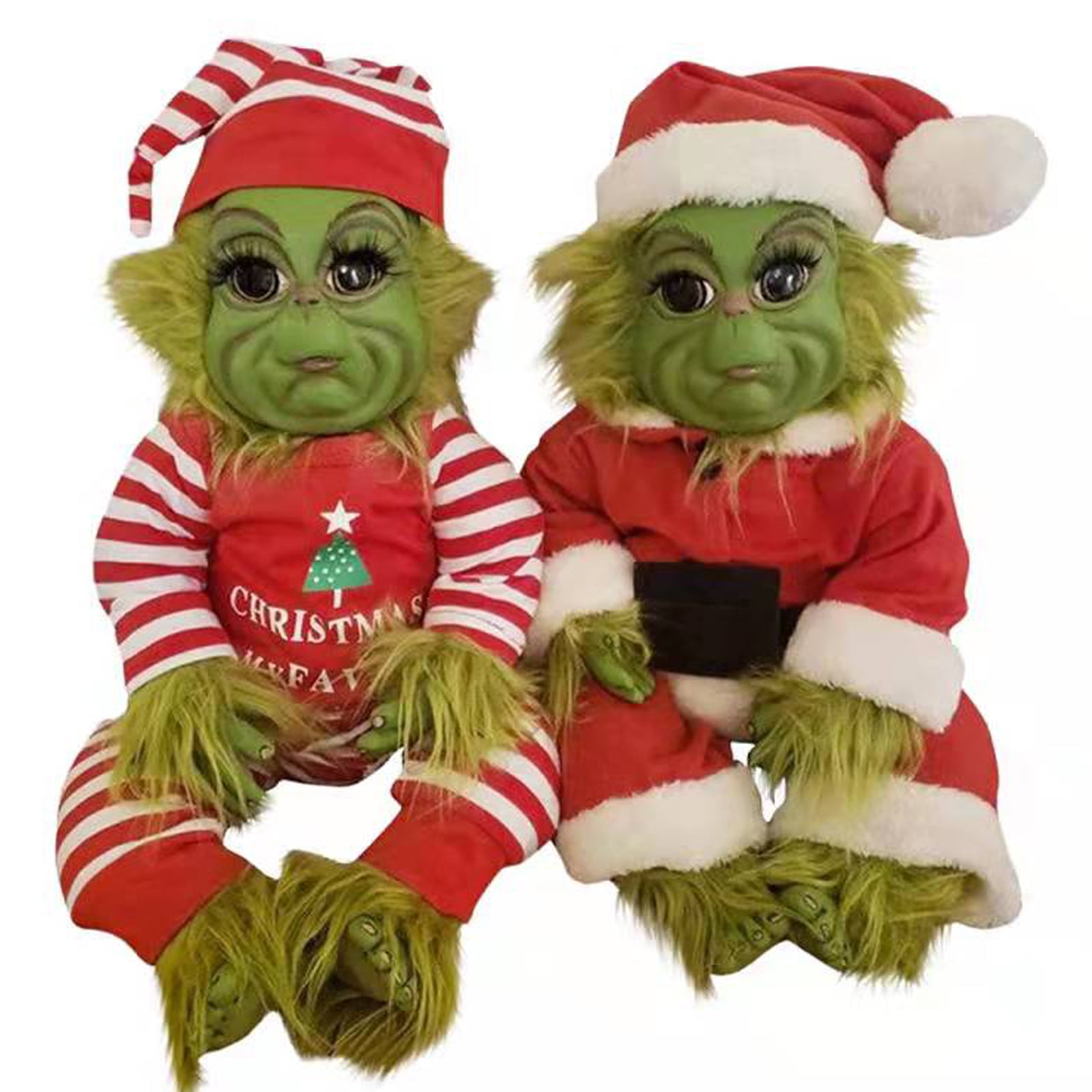 Buy 7.8Inch Grinch Baby Doll for Kids, Hairy Christmas Grinch Baby with ...