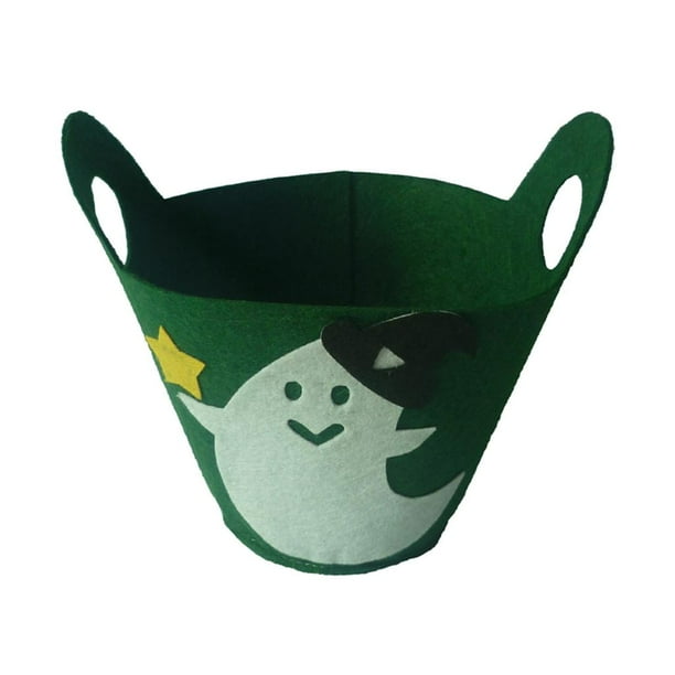 Halloween Candy Bag Gift Bucket Trick or Treat Supplies Decoration ...
