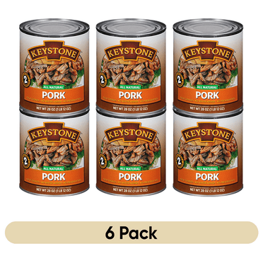 Keystone All Natural Turkey 28 oz Can - 6 Pack, Ready to Eat Survival ...