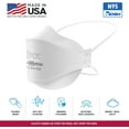 N95 Mask NIOSH Certified MADE IN USA Particulate Respirator Protective ...