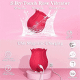 Rose Toy Vibrator For Women Female G Spot Stimulator Tongue Licking