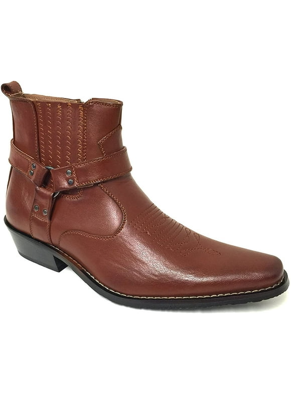Men's Boots with Side Zippers