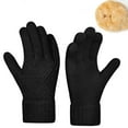Inglocry Womens Winter Gloves Warm Thermal Thickened Screen Solid ...