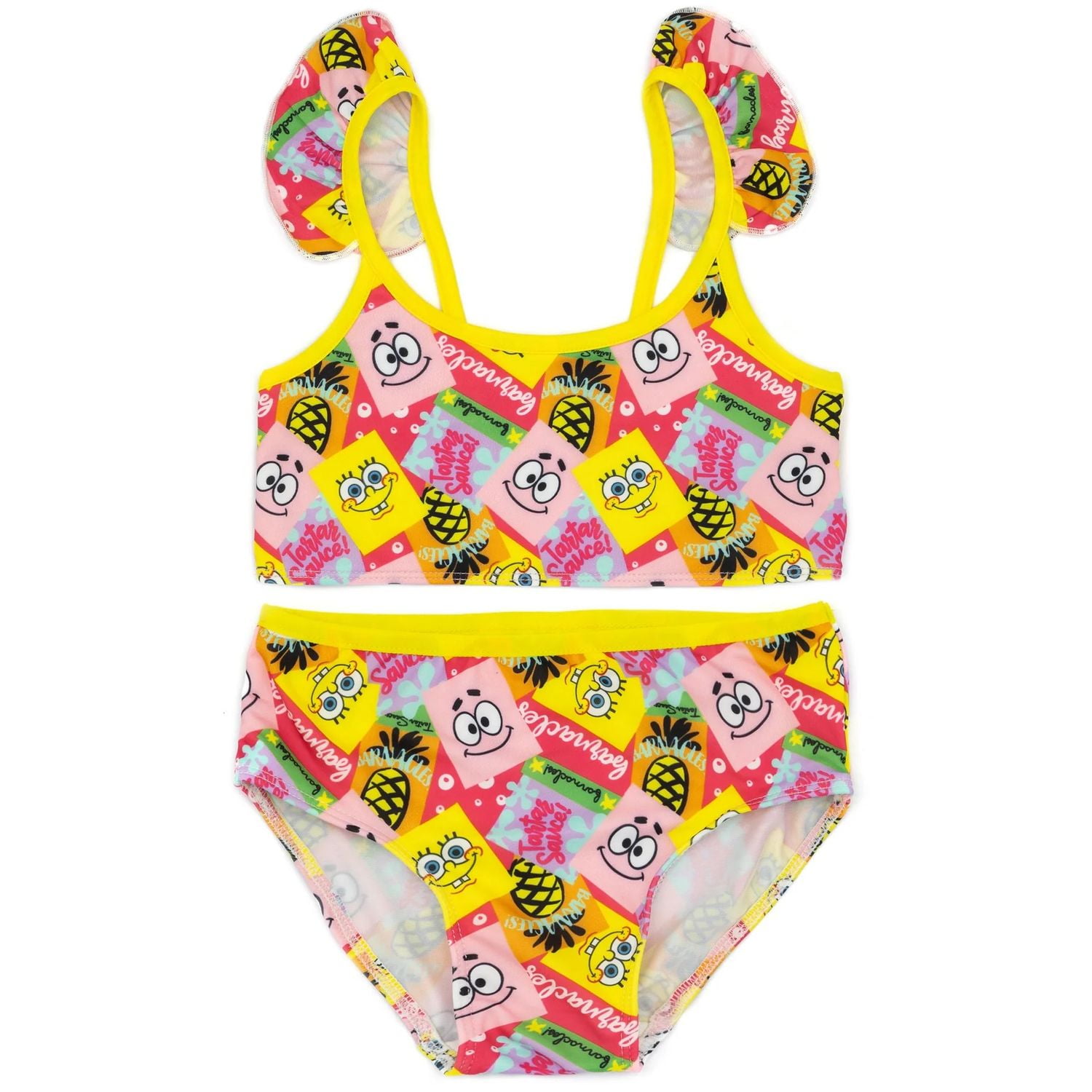 Click here for Spongebob Squarepants Girls Faces Bikini 8-10 Year... prices