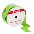 Simplicity Trim, Green 1 1/2 inch Jumbo Ric Rac Trim Great for Apparel ...