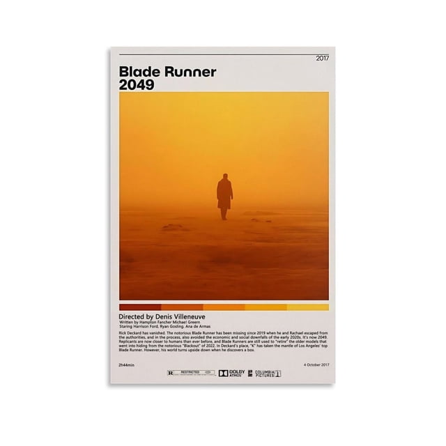 Blade Runner Blade Runner 2049 Painting Vintage Poster Picture Print ...