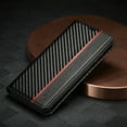 Carbon fiber PU leather case for Samsung S25 ultra S24 fe S23 plus S22 S21 A16 A25 A24 A14 A35 ...