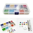 DICEWEN 400Pcs 10 Colors Grommets Eyelets with Tool, 5mm Grommet Kits ...