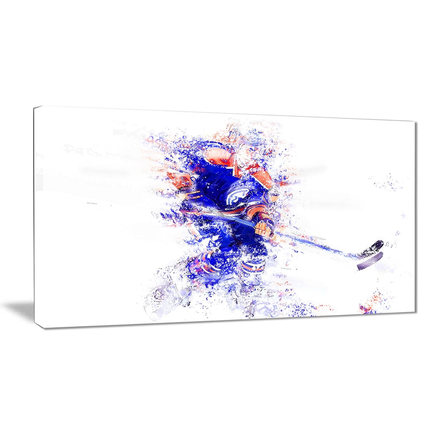Click here for Designart Design Art Hockey Lets Go Defense Canvas... prices