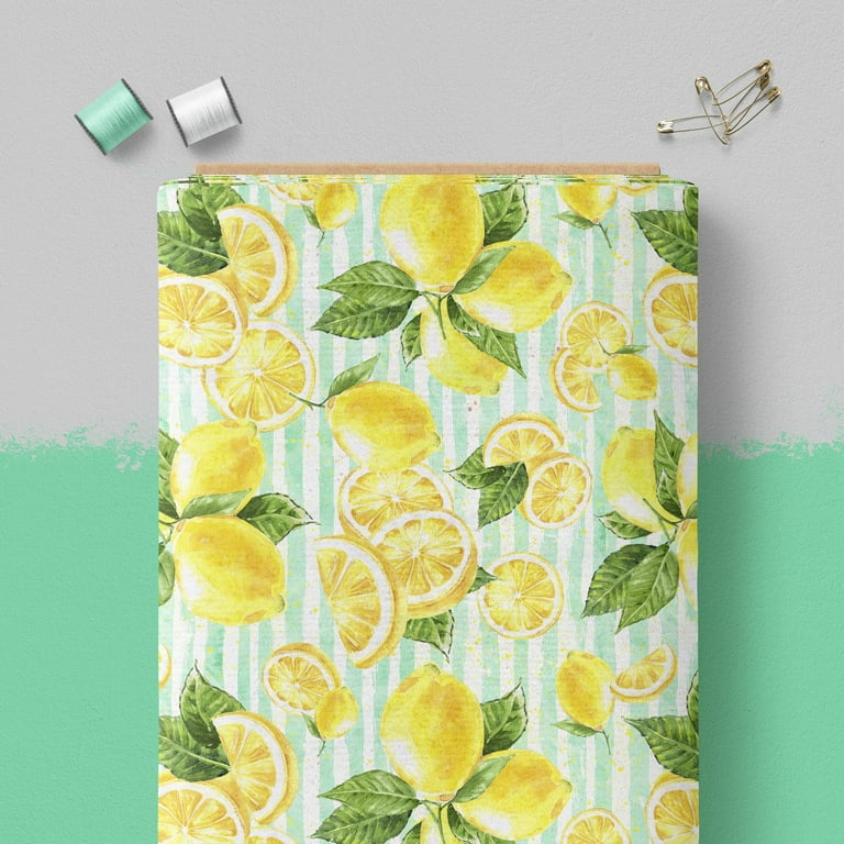 Lemons Fabric Sewing