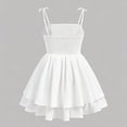 RTKFRFLM Big Girls Dress Spring Summer Spaghetti Strap Princess Pageant ...