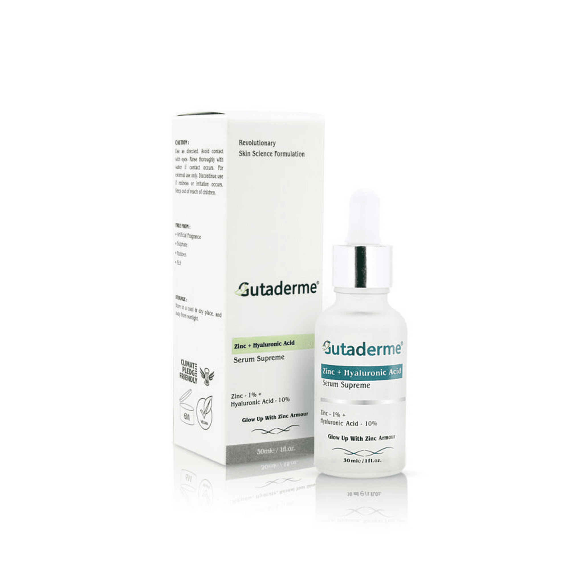 Click here for Gutaderme Zinc + Hyaluronic Acid Serum For Face An... prices