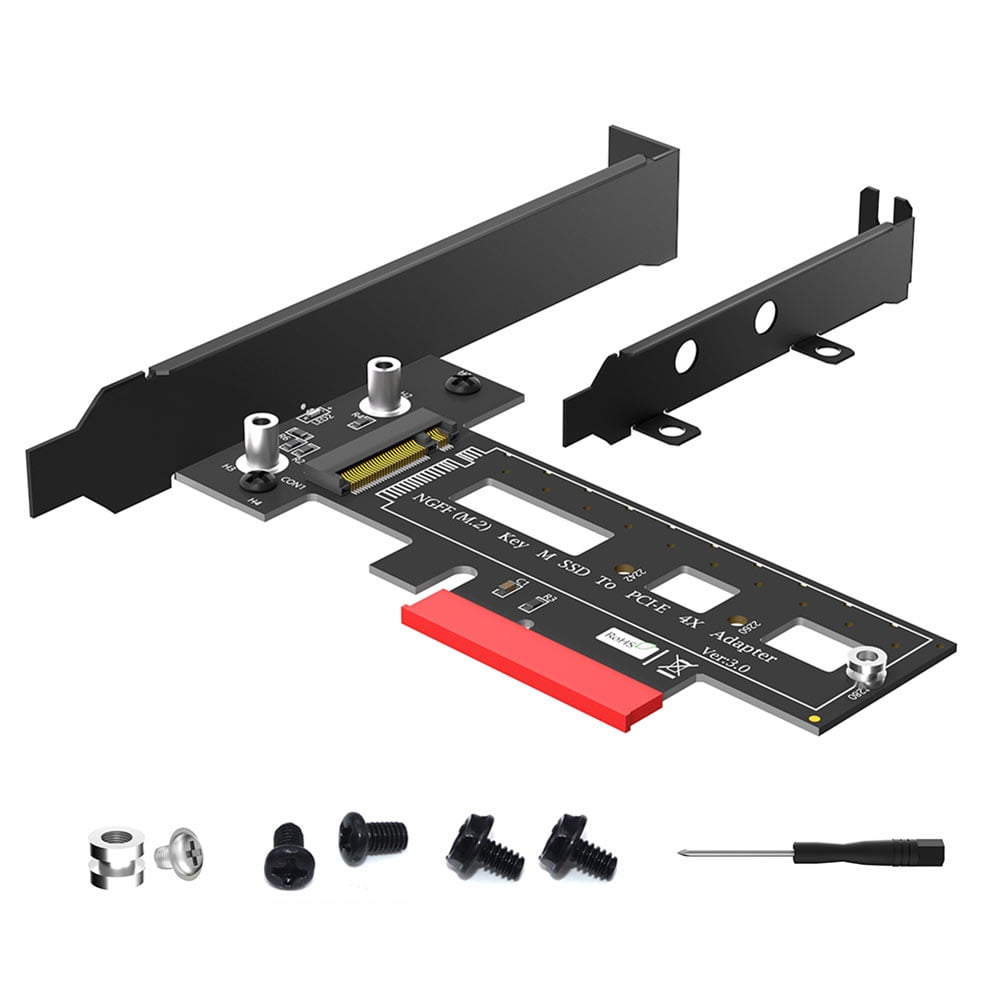 Tarjeta Interfaz Llave M Multiplicador Vertical Adaptador M.2 NGFF SSD ...