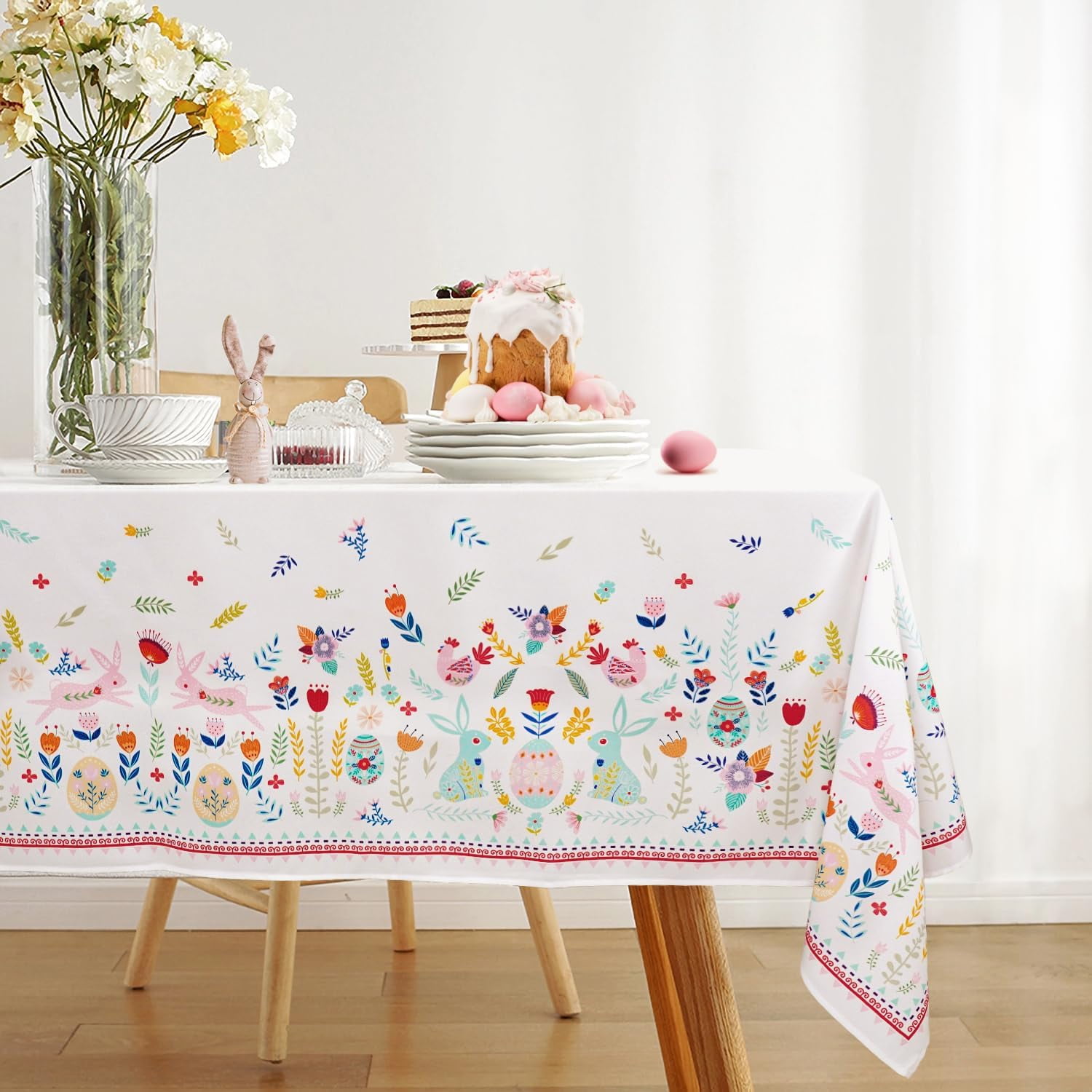 Click here for Vehcimbev Easter Tablecloth Easter Table Cloth Bun... prices