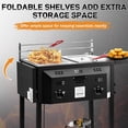 Zimtown Two Tank Outdoor Propane Deep Fryer, Double Burners Fry Fish ...