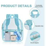 Clear Stadium Backpack 12x6x12 Small Clear Bag Stadium Approved Great ...