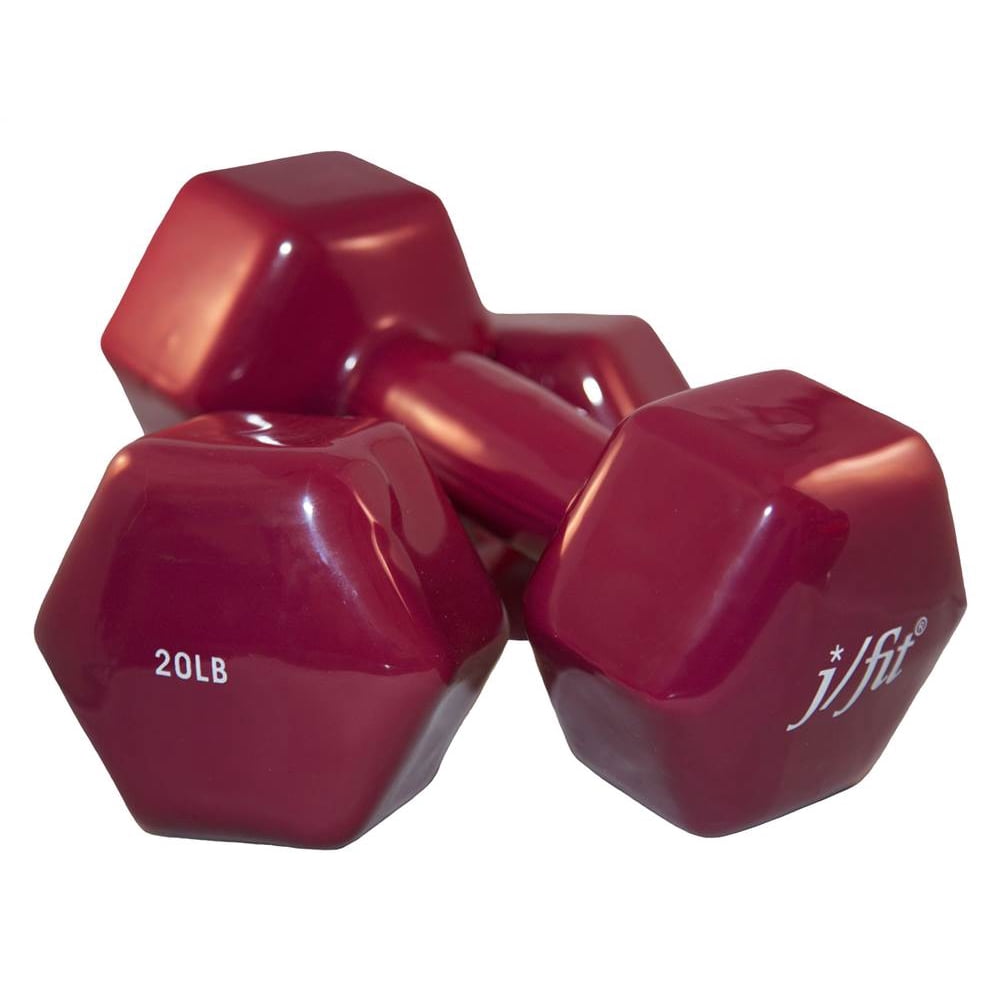 20 lbs. Vinyl Dumbbell - Set of 2 - Walmart.com - Walmart.com