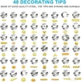 309 PCS Cake Decorating Kit with Storage Case, 73 Stainless Steel ...