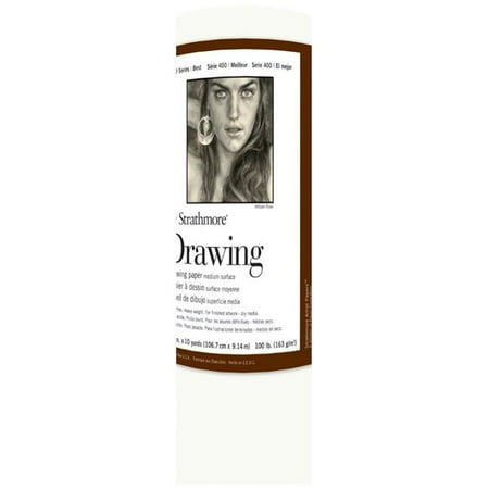 Strathmore ST401-24 24 in. x 10 yard Heavyweight Drawing Paper Roll ...