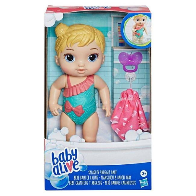 Hasbro HSBE8716 Hamleys Alive Splash N Snuggle Blonde Baby Doll Playset ...