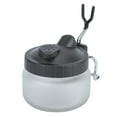 Airbrush Cleaning Pot Glass Steel and Plastic Made Paint Cleaning Jar ...