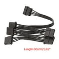Big 4Pin to Power Cable 1 to 5 Extension Power Splitter Adapter Cable ...