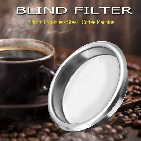 58mm Stainless Steel Backflush Disk Portafilter Blind Filter Coffee ...