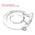 PC Construction Splatters Guard for Stand Mixer Bowl Safety Pouring ...