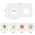200pcs Cardboard Coin Holders, 2 x 2" Paper Coin Holder, Coin Flips for ...
