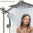 [High Pressure Shower Head] High Pressure 8/12 Inch Rainfall Shower ...