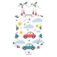 Car Cloud Pattern Girls' One-Piece Swimsuit Bowknot Tie Shoulder ...