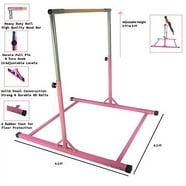 Gymnastics Bar Set with Rings, Metal Gymnastics Horizontal Kip Bar ...