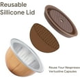 i Cafilas Lid Reusable Coffee Capsule Cap Refillable Pods for Nespresso ...
