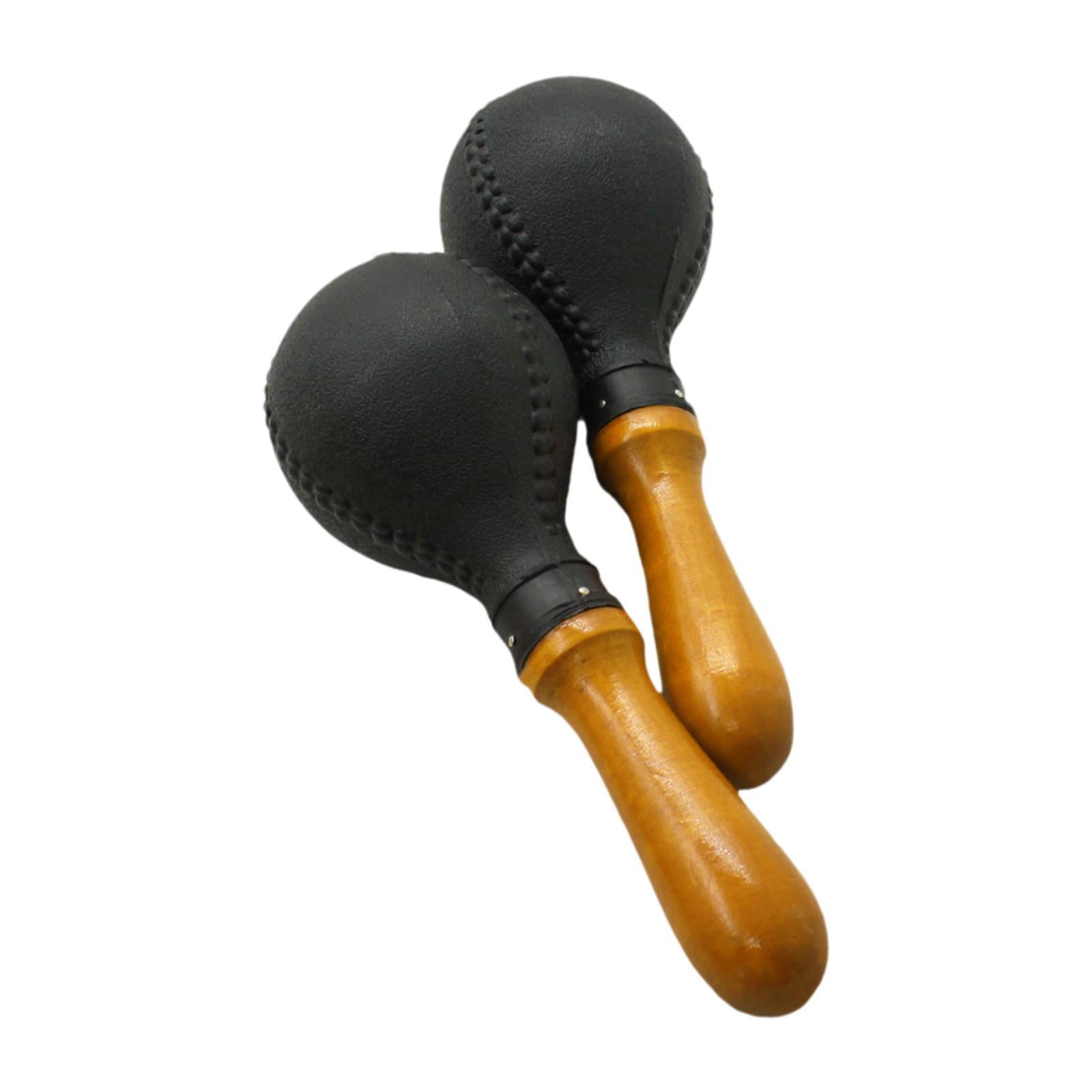 2x Maracas Shakers Instrumento de percusión profesional Martillos de ...