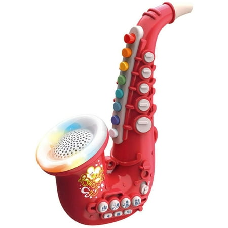 Saxophone Musical Toy with Lights, Early Education Simulation Musical ...