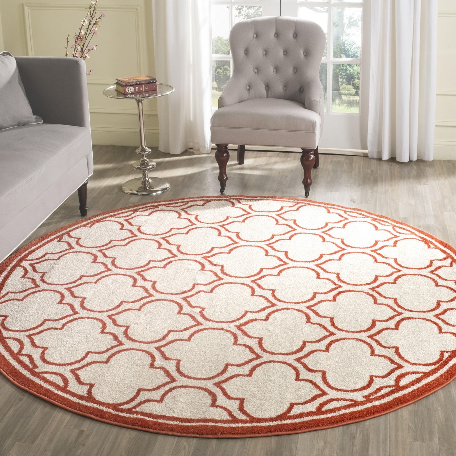 Click here for Safavieh Amherst Wilson Geometric Area Rug 7 X 7 R... prices