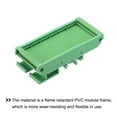 PCB DIN Rail Mount Carrier, Circuit Board Mounting Holder 90x40mm Green ...